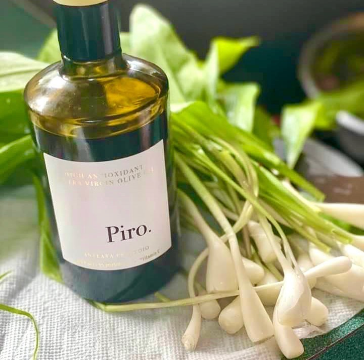 Ramps with olive oil and lemon zest – Olio Piro.