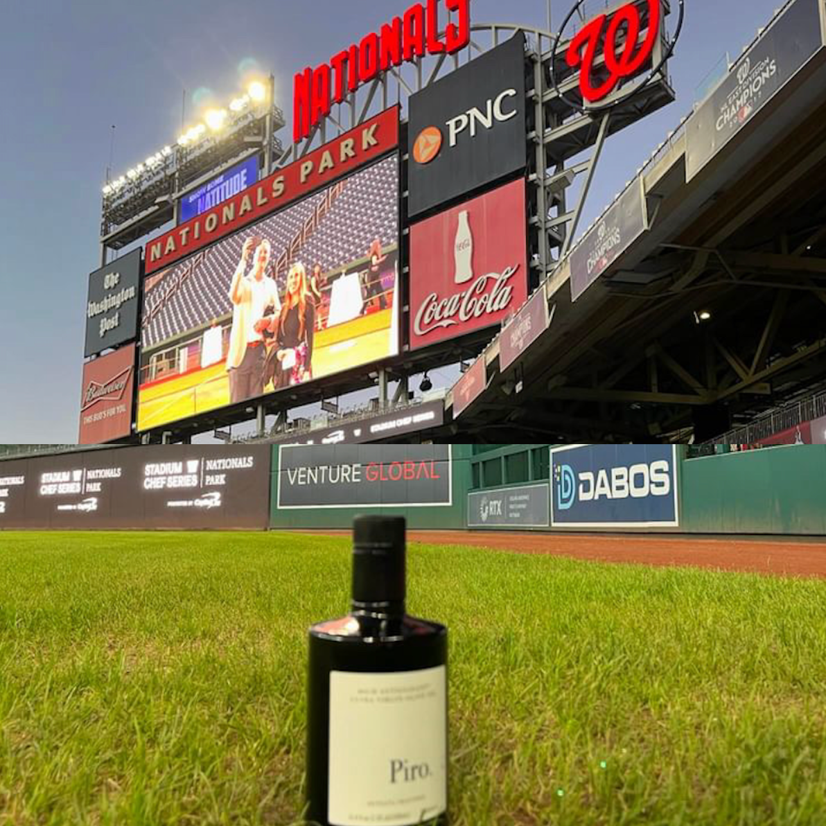 Piro at Nationals Park with Chef Ryan Ratino - Olio Piro – Olio Piro.